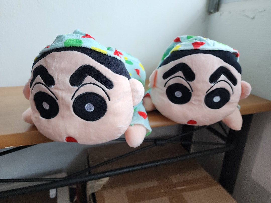 Crayon Shin Chan and Bo Chan Tissue holder, Hobbies & Toys, Toys & Games on Carousell