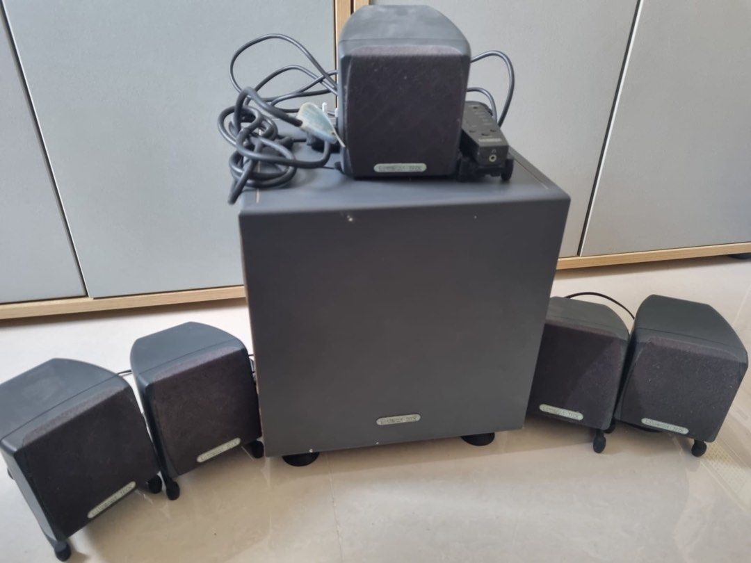 Creative SoundWorks MegaWorks THX 550, Audio, Soundbars, Speakers ...