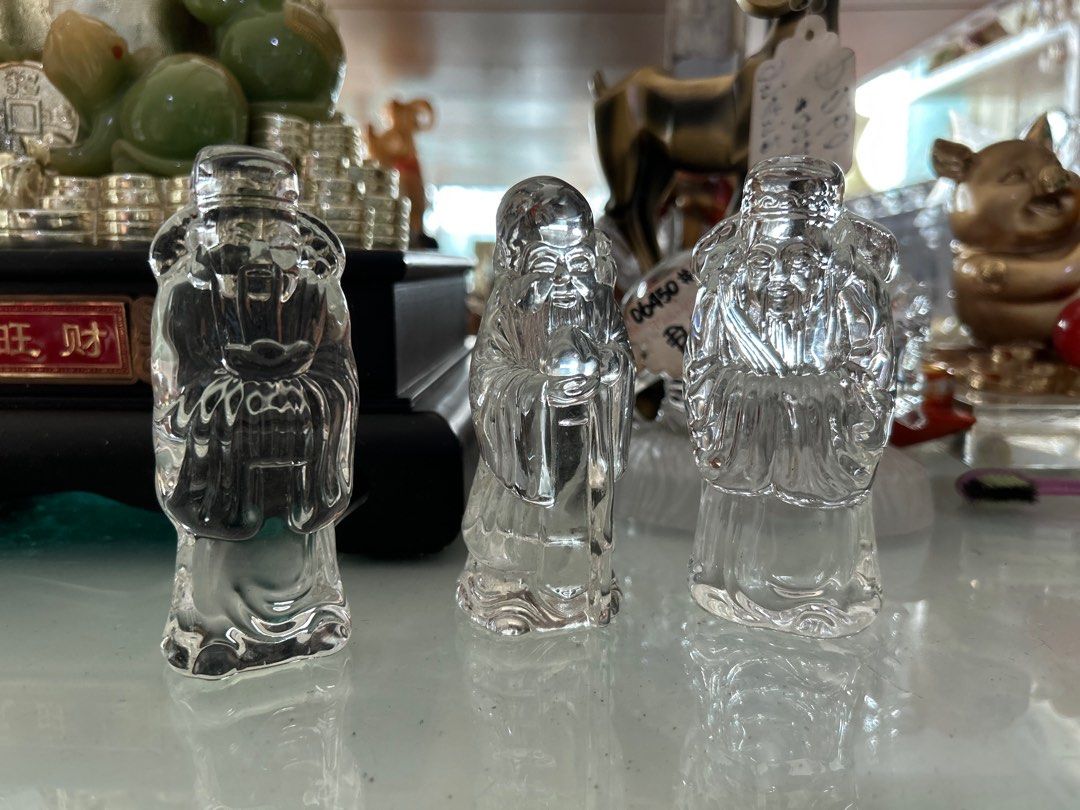 Crystal- Chinese 3 wise men on Carousell