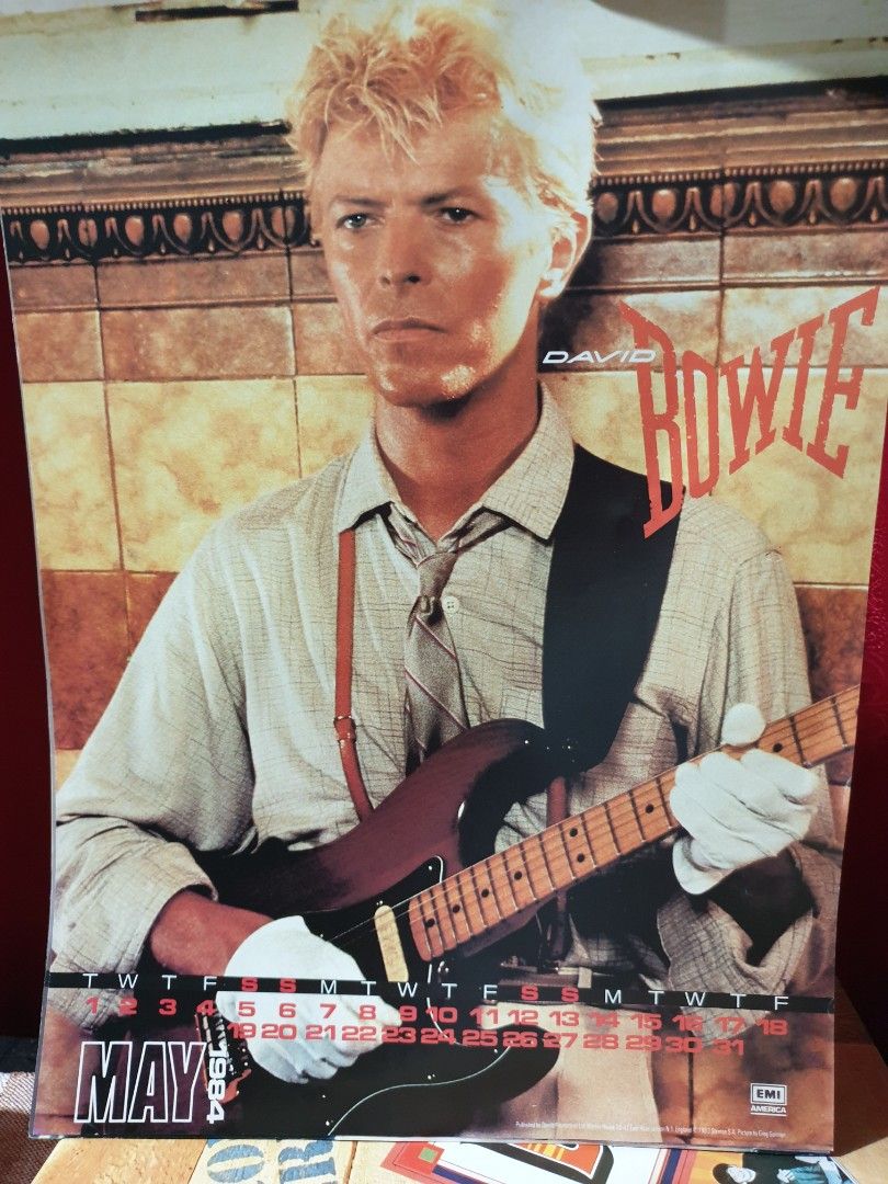 1984 Calendar David Bowie, Hobbies & Toys, Books & Magazines, Magazines ...