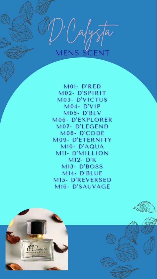 D’Calysta Exclusive Perfume, Beauty & Personal Care, Fragrance ...