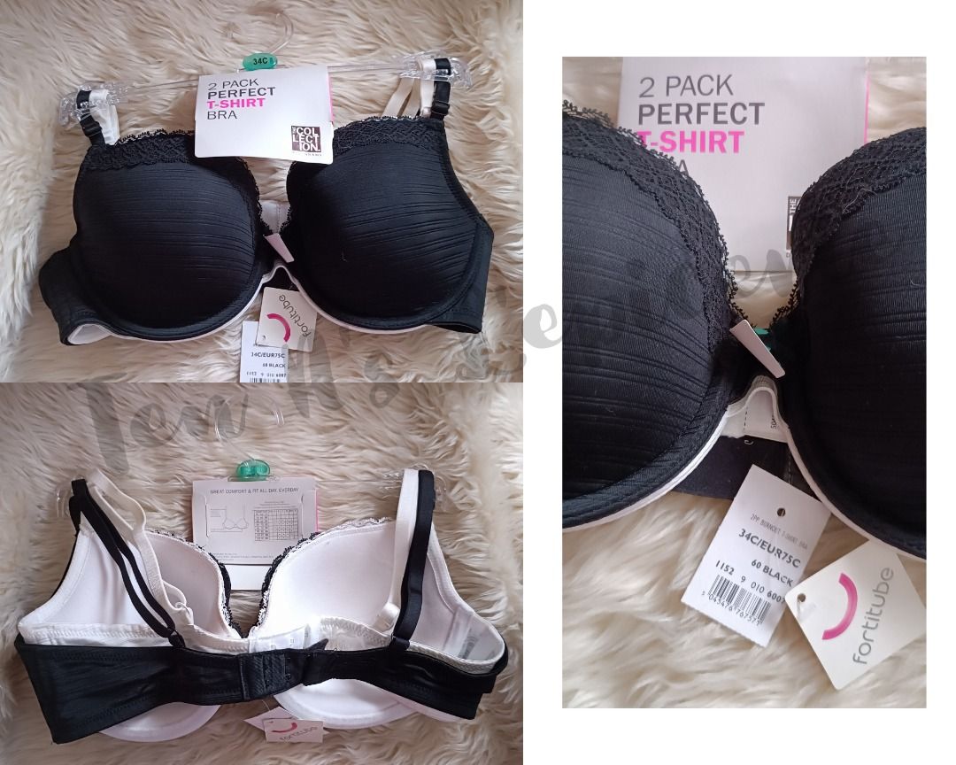 Debenhams 2-pack t-shirt bra_34C on Carousell