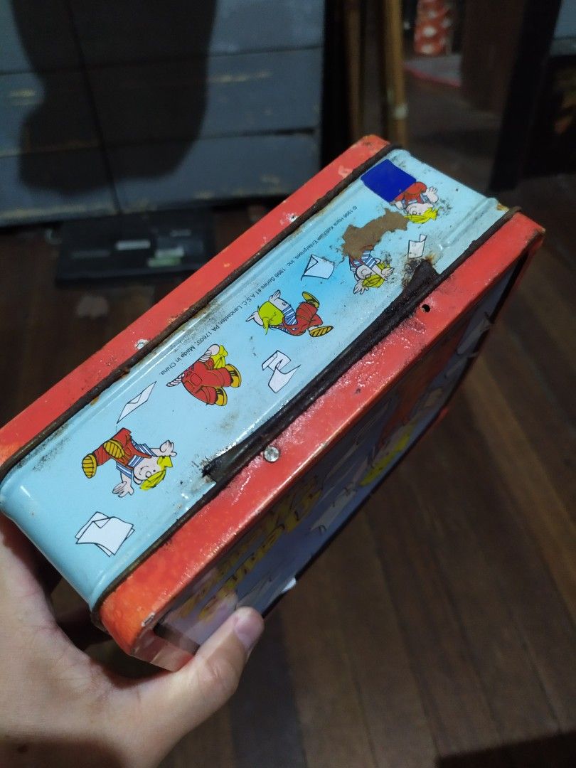 Dennis the menace lunch box tin can on Carousell