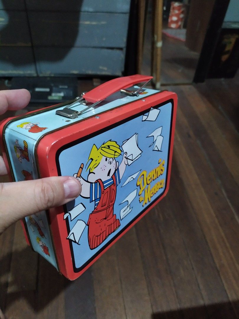 Dennis the menace lunch box tin can on Carousell