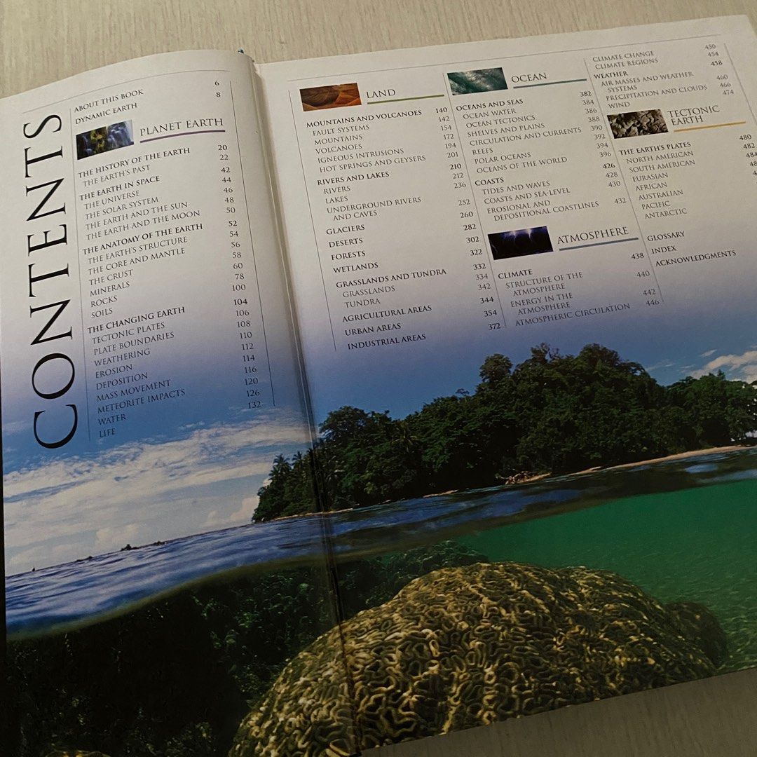 DK Smithsonian Earth Book Science Environment Coffee Table Facts on ...