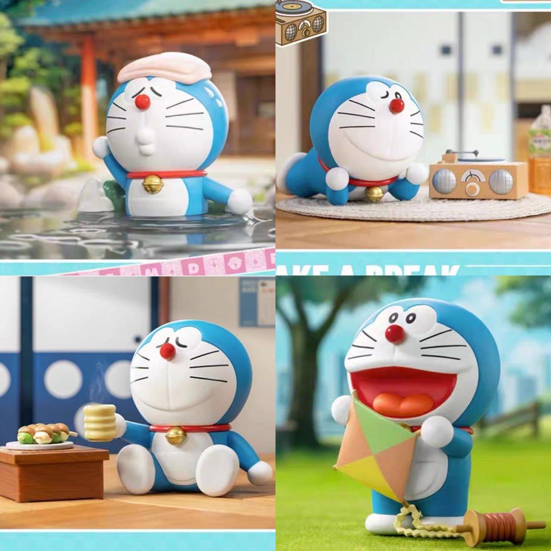 DORAEMON TAKE A BREAK 52 toys / FULL SET / SINGLE BLIND BOX / ABLE TO ...