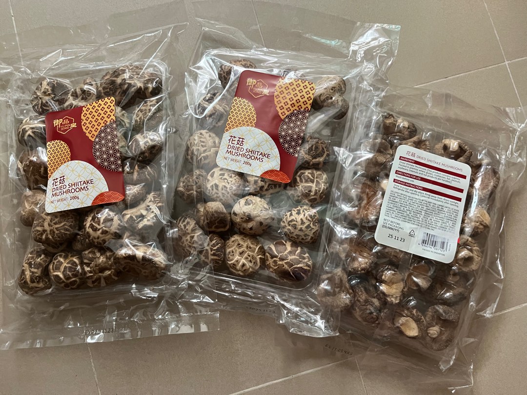 Dry big shiitake mushrooms 200g, Food & Drinks, Other Food & Drinks on ...