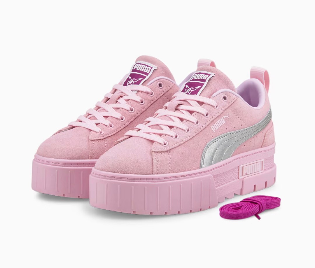 Dua Lipa Flutur Pink Puma Platform Shoes on Carousell