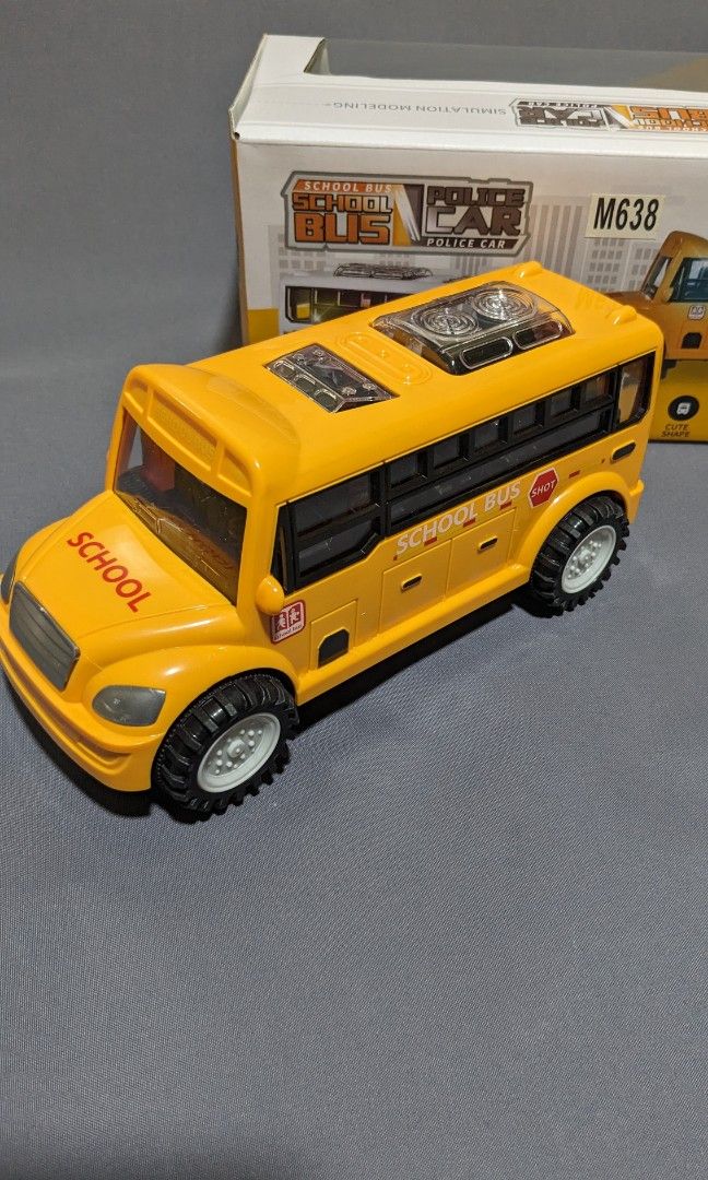 ELCTRONIC BUMP AND GO SCHOOL BUS VEHICLE MODEL TOY, Hobbies & Toys ...