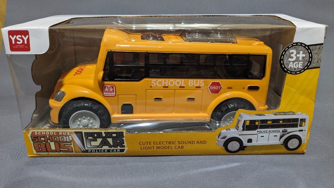 ELCTRONIC BUMP AND GO SCHOOL BUS VEHICLE MODEL TOY, Hobbies & Toys ...