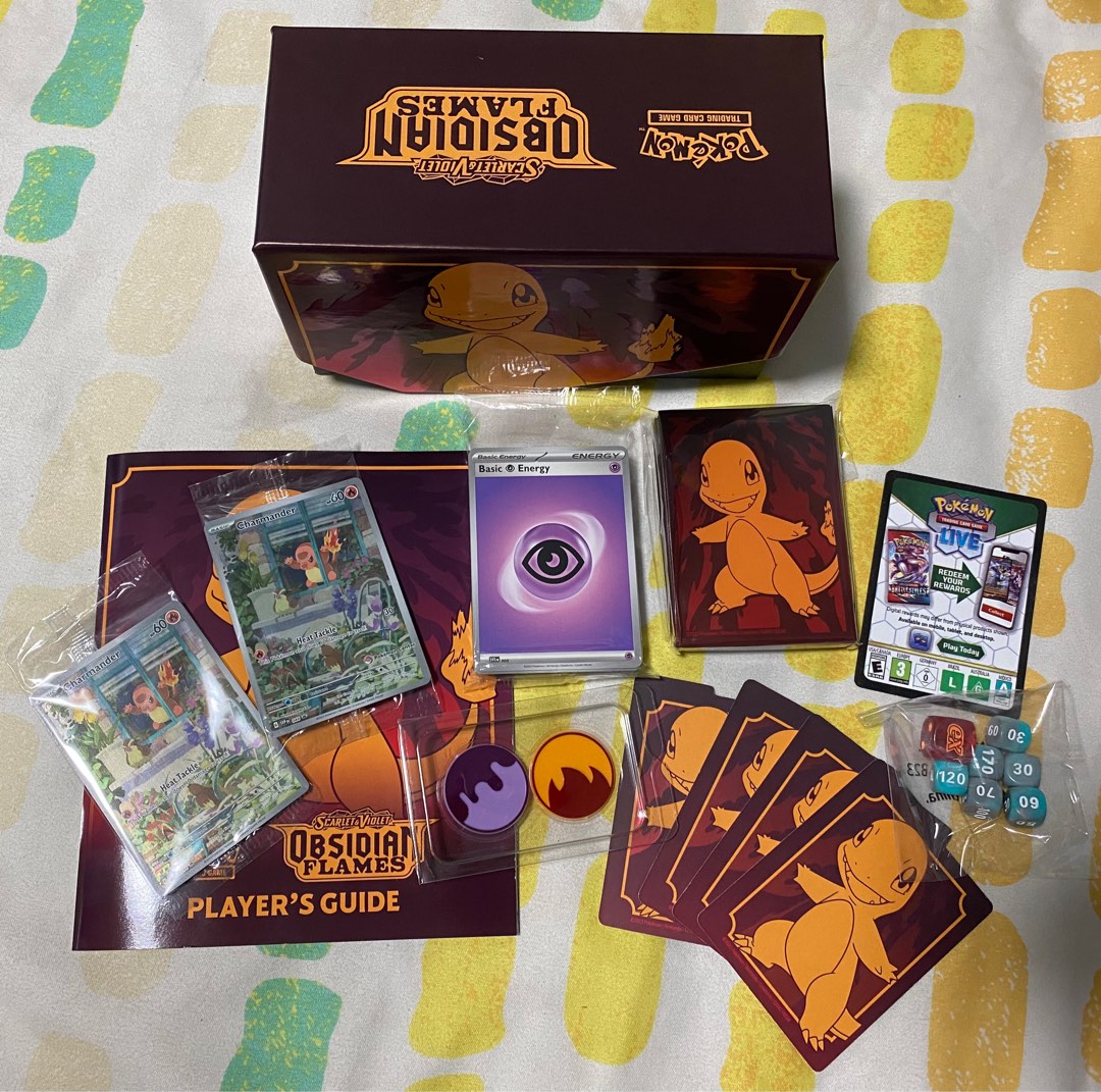 OBSIDIAN FLAMES CHARMANDER ELITE TRAINER BOX (ETB) POKÉMON CENTRE ...