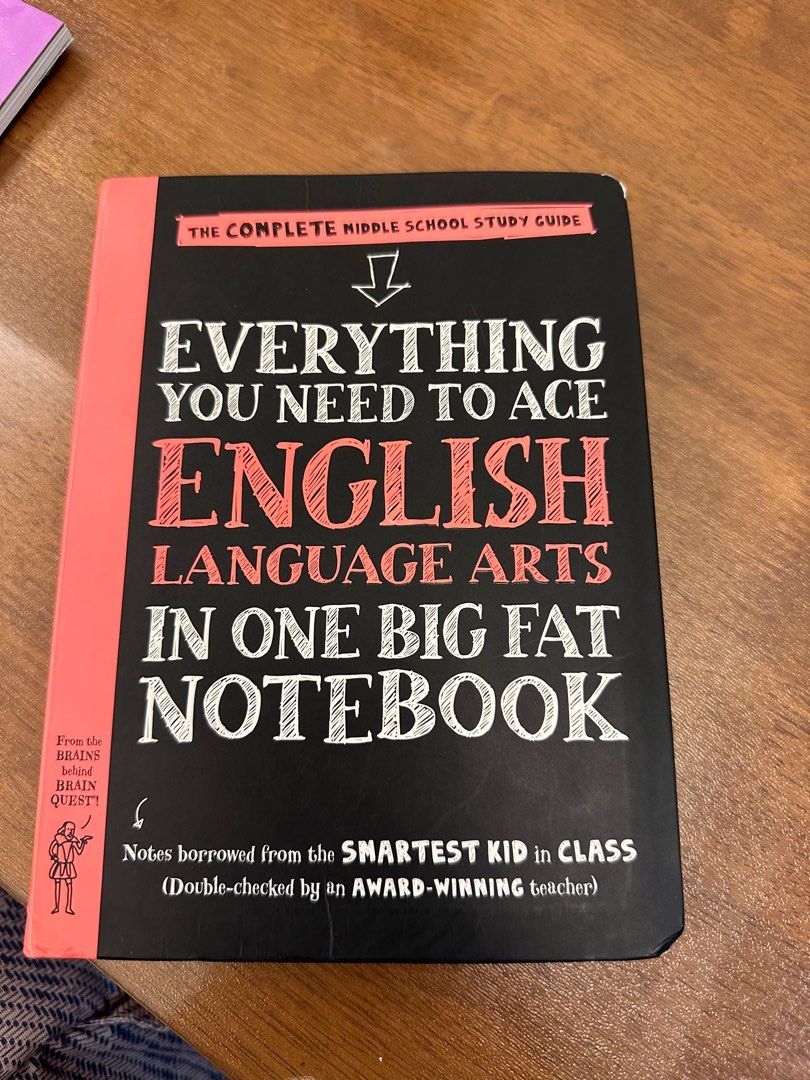 Everything you need to age English language arts in one big fat note ...