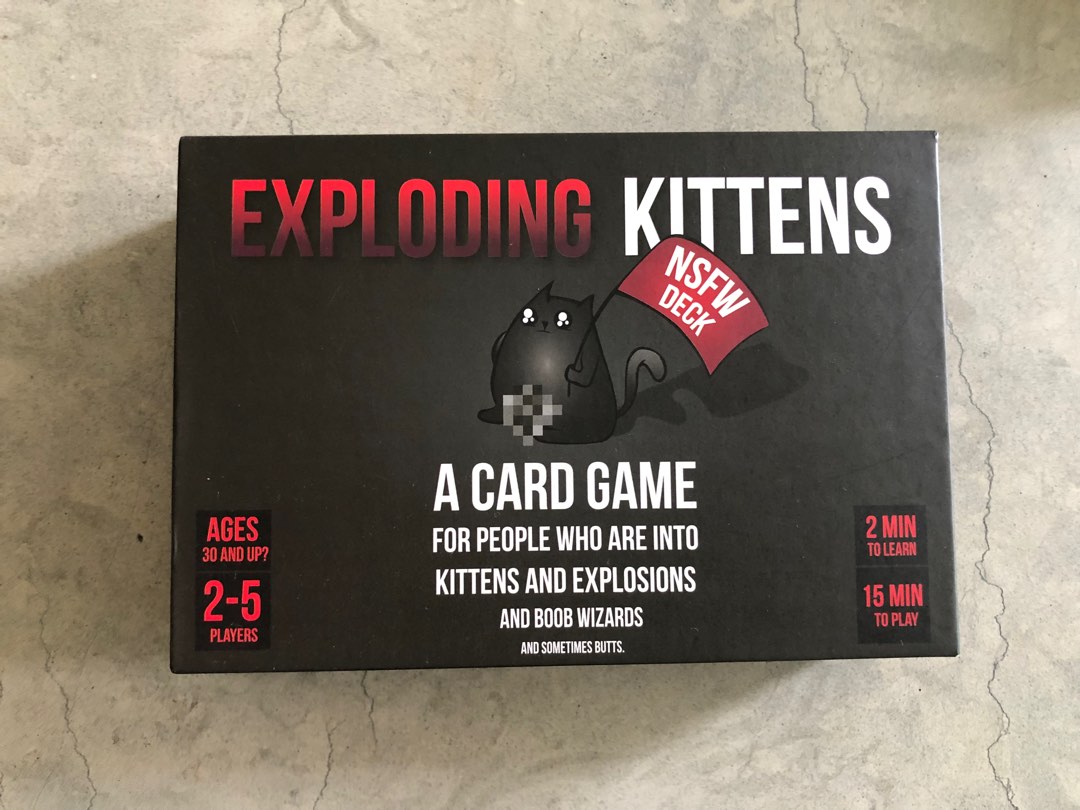 Exploding Kittens, Hobbies & Toys, Toys & Games on Carousell