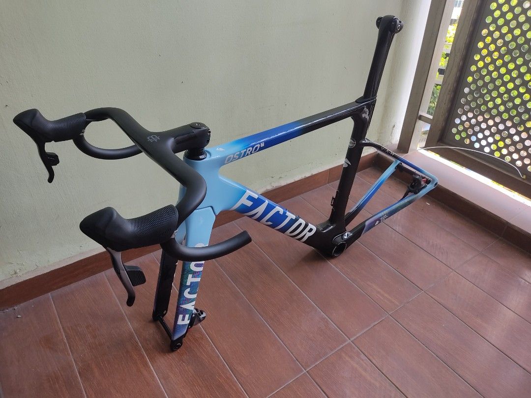 Factor Ostro Vam TDF Oceanic Blue Size 52 frameset only, Sports ...