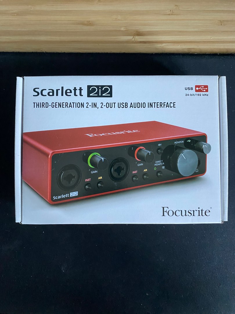 Focusrite Scarlett 2i2 (3rd Generation), Audio, Other Audio Equipment ...