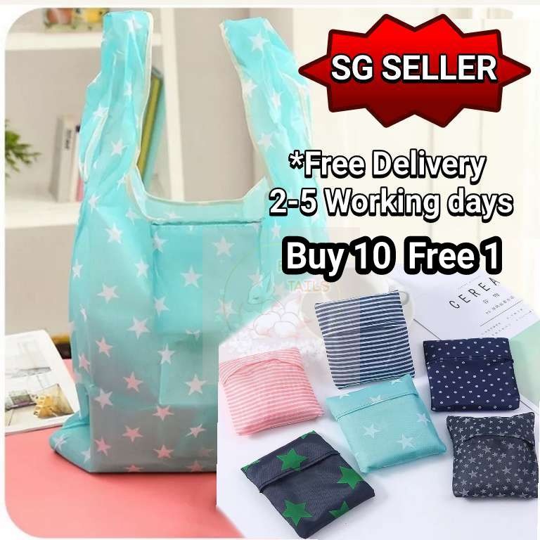 Foldable Shopping bag/ Recycle Grocery Bag/ Handy bags/goodie bags ...