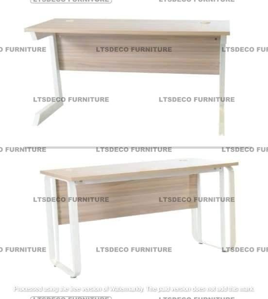 FREESTANDING TABLE W/ TUBULAR LEGS OFFICE PARTITION FURNITURE on Carousell