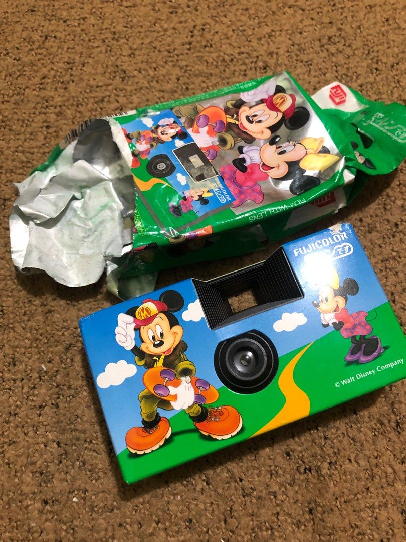 Fujicolor x disney disposable film camera on Carousell