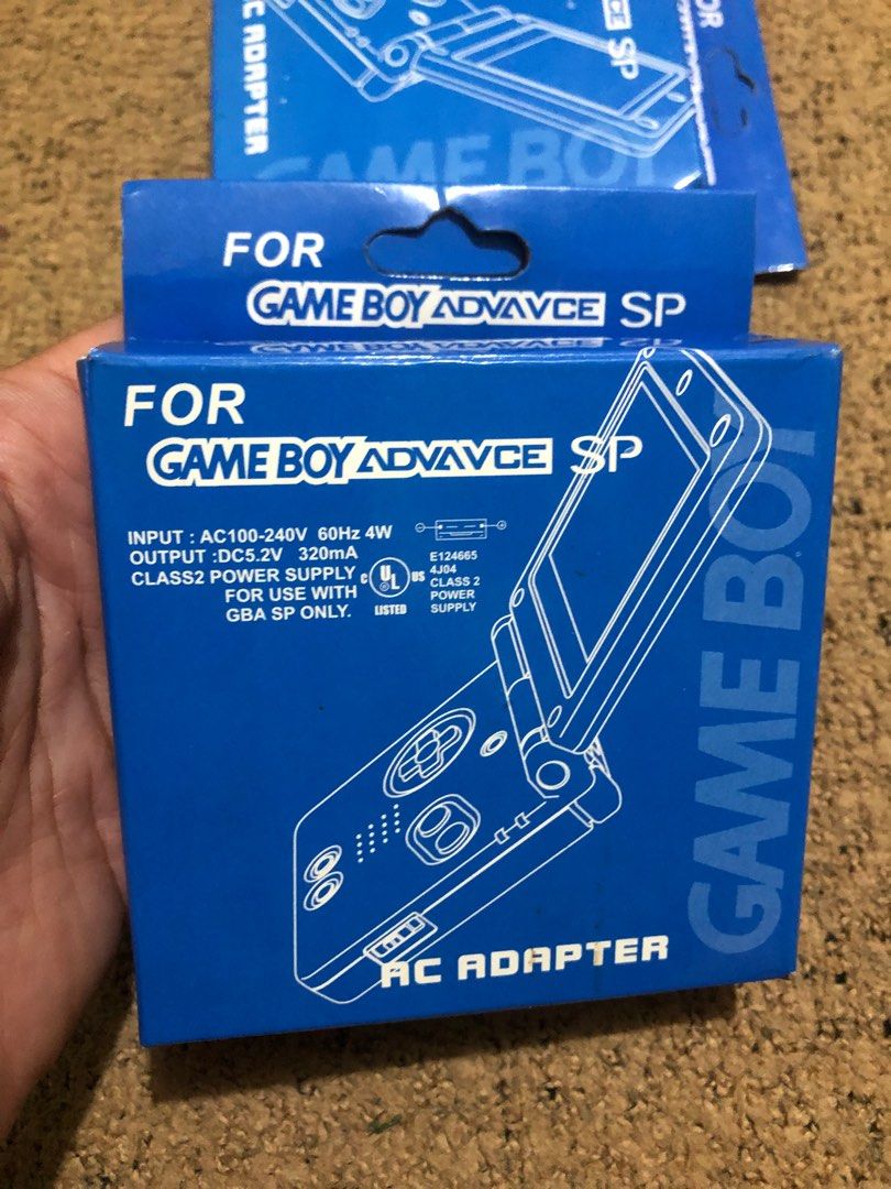 Gameboy advance SP replacement adapter 200 pesos each, Video Gaming ...