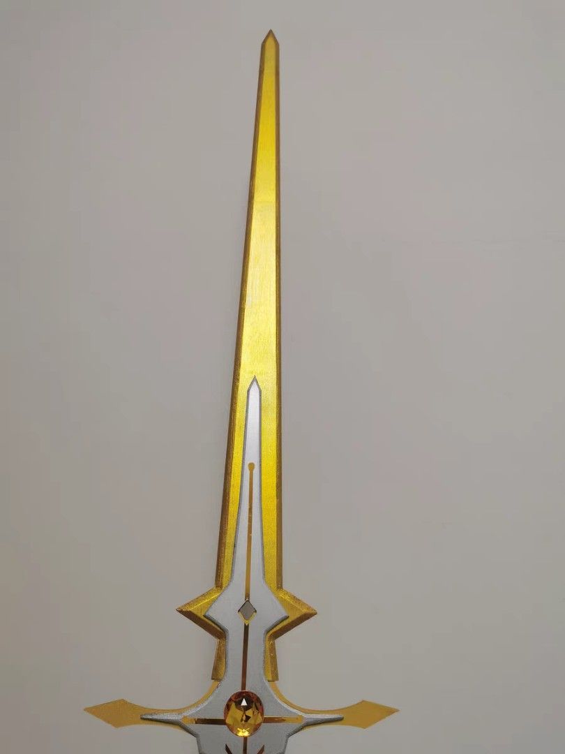 Genshin Impact cosplay aether wood sword weapon on Carousell