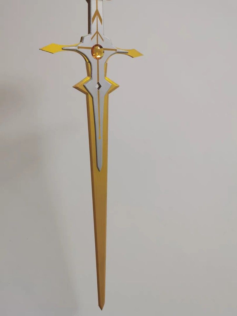 Genshin Impact cosplay aether wood sword weapon on Carousell