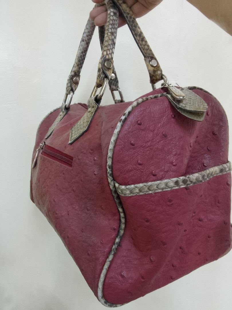 Genuine ostrich leather doctor bag on Carousell