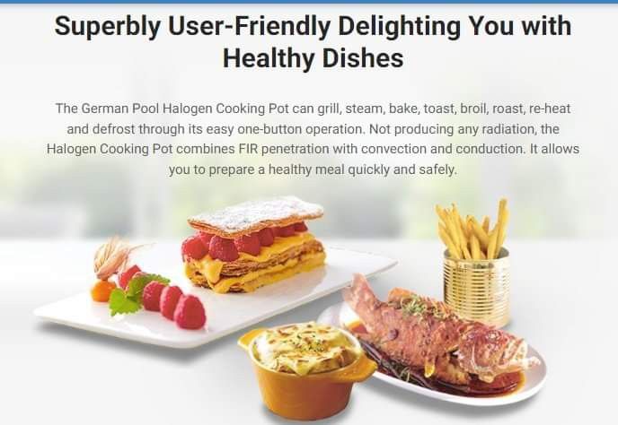 German Pool Halogen Cooking Pot on Carousell