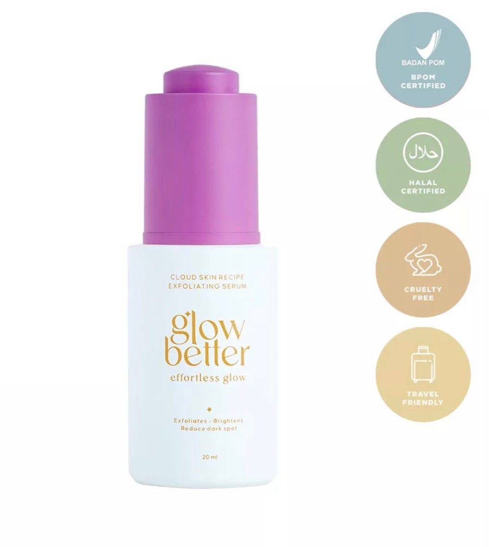 Glow Better MSBB Effortless Glow Cloud Skin Recipe Exfoliating Serum ...