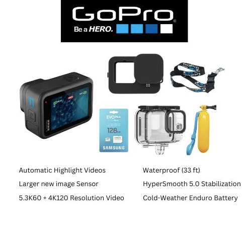 Gopro Hero11 Black With Diving Set, Photography, Cameras on Carousell
