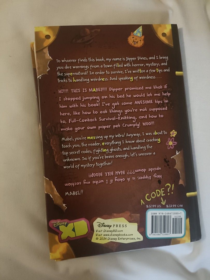 Gravity Falls Dipper's & Mabel'd Guide to Mystery Book on Carousell
