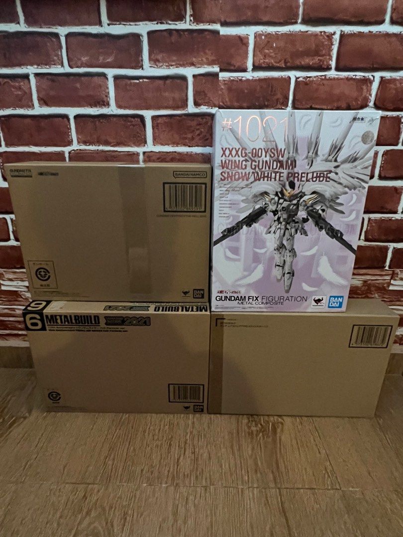 Gundam 00 and wing metal build and fix figuration - Snow White prelude ...
