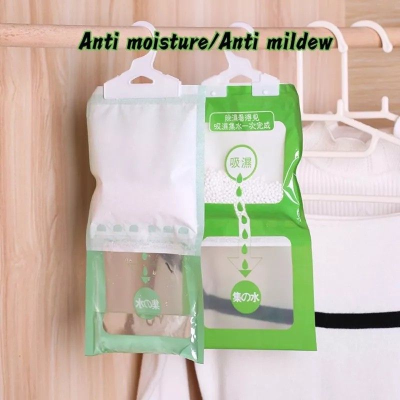 Hanging Dehumidifier Bag Hanging Wardrobe Dehumidifier Bag Anti-Mold ...