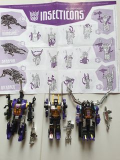Hasbro transformers Combiner wars Insecticons Construction protection ...