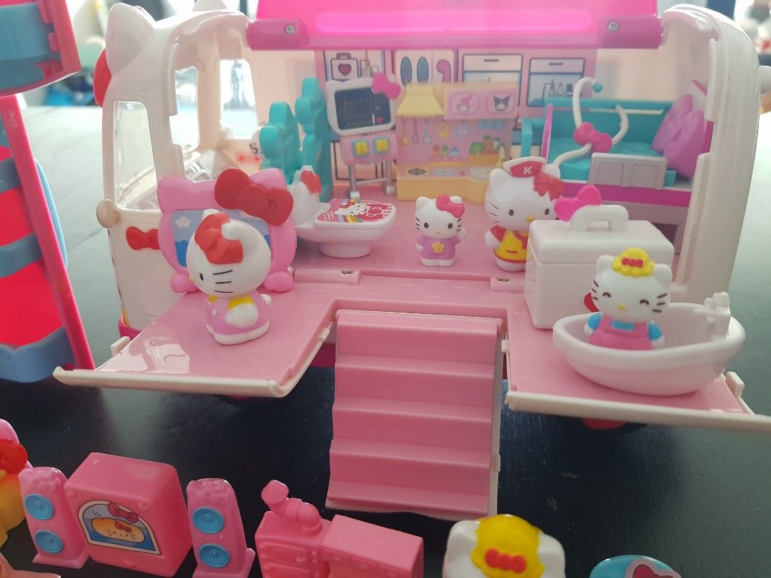 Hello Kitty playset and friends, Hobbies & Toys, Toys & Games on Carousell