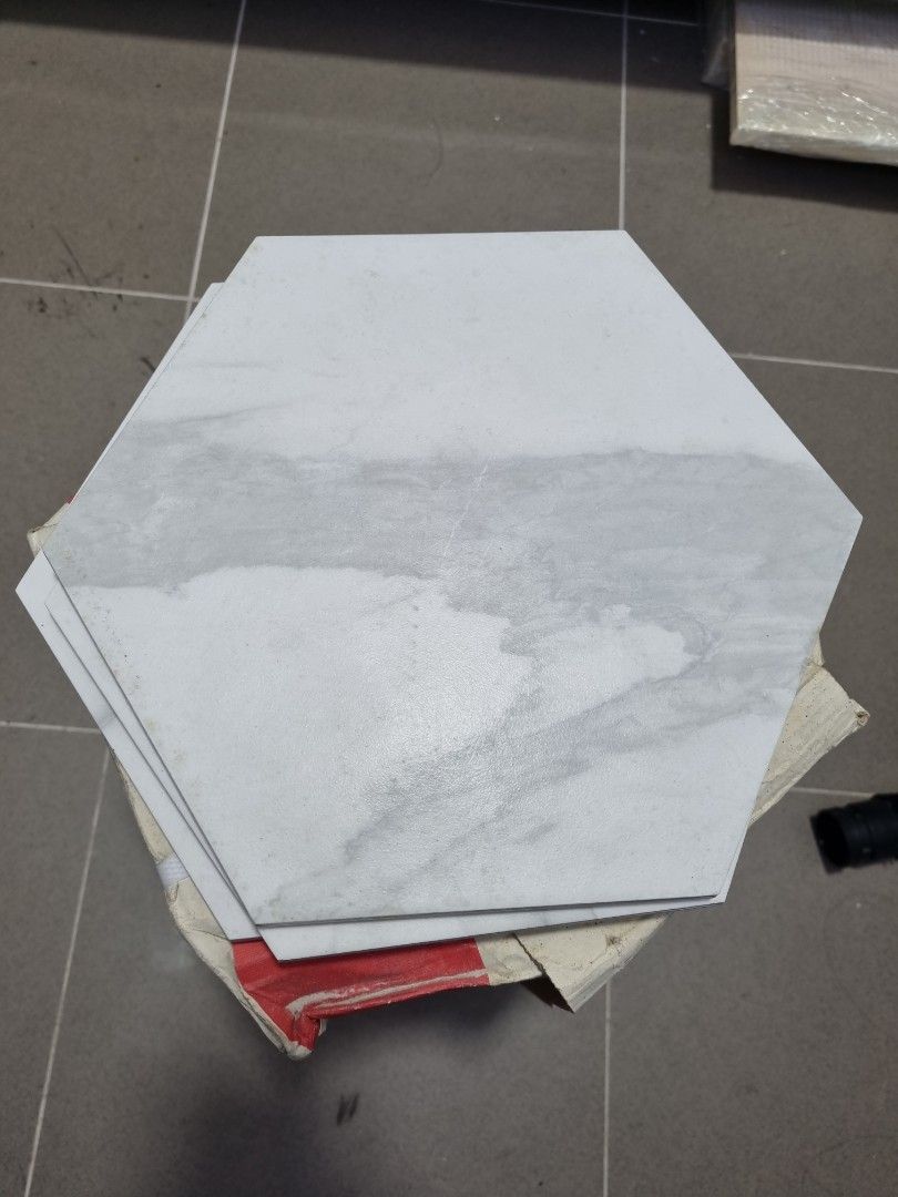 Hexagon tile, Furniture & Home Living, Home Decor, Carpets, Mats ...