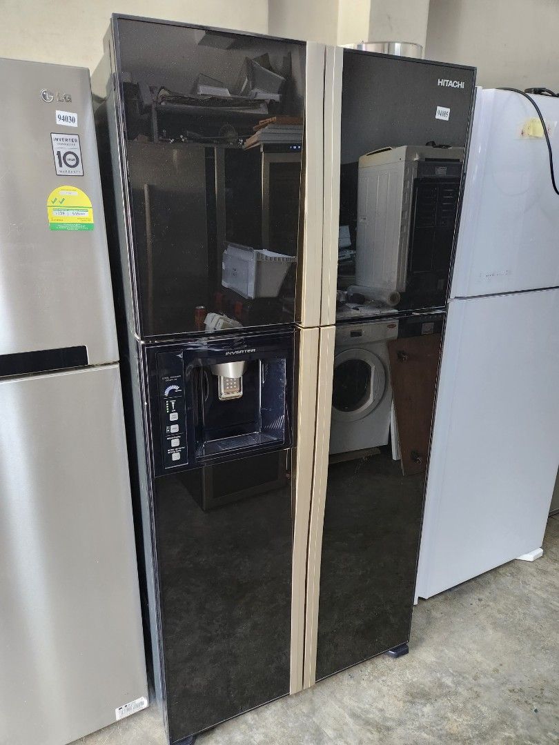 HITACHI Fridge with Water Dispenser 540L R-W690P3MS, TV & Home ...