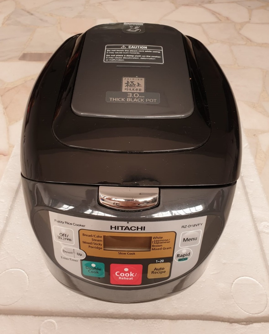Hitachi RZ-D18VFY Multi Rice Cooker, TV & Home Appliances, Kitchen ...