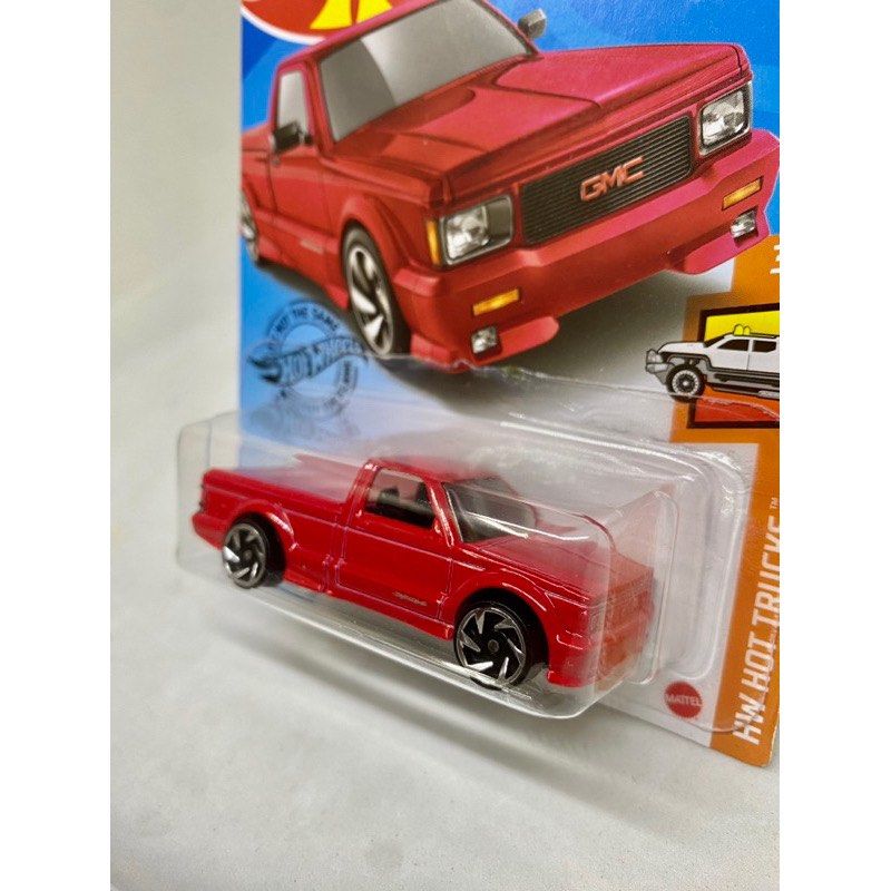 Hot Wheels 91 GMC SYCLONE Red High Performance Sonoma Pickup Truck 64 ...