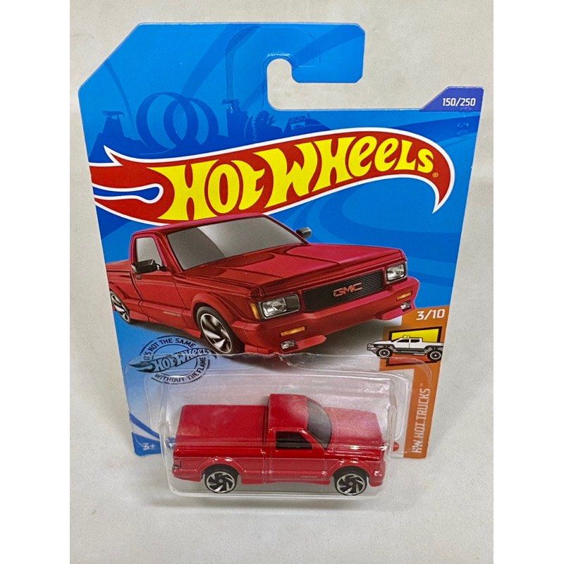 Hot Wheels 91 GMC SYCLONE Red High Performance Sonoma Pickup Truck 64 ...