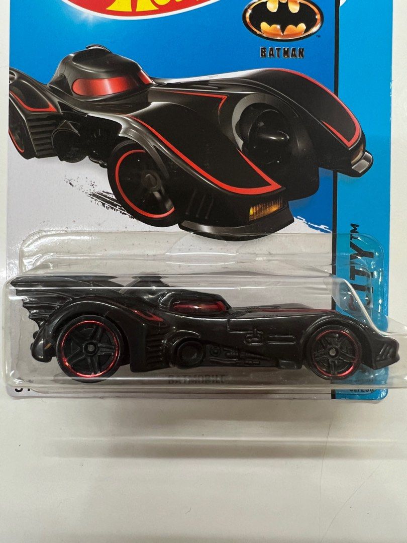Hotwheels City Batman Batmobile (Red and Black), Hobbies & Toys, Toys ...