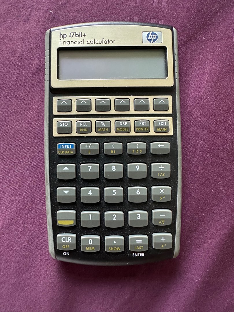 hp 17bII+ financial calculator, Everything Else on Carousell