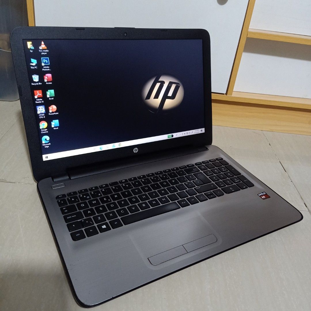 Hp Notebook, AMD A8-7410 APU with Amd Radeon R5, 8GB RAM, 128GB SSD, 4 ...