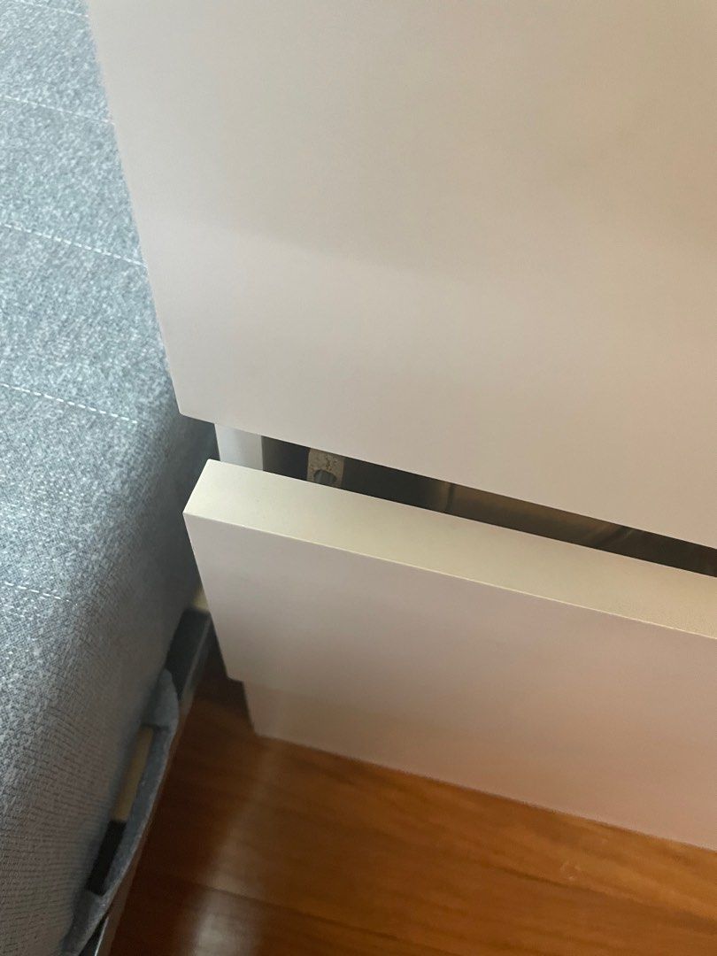 IKEA Billy bookshelf + IKEA MALM drawers, Furniture & Home Living ...