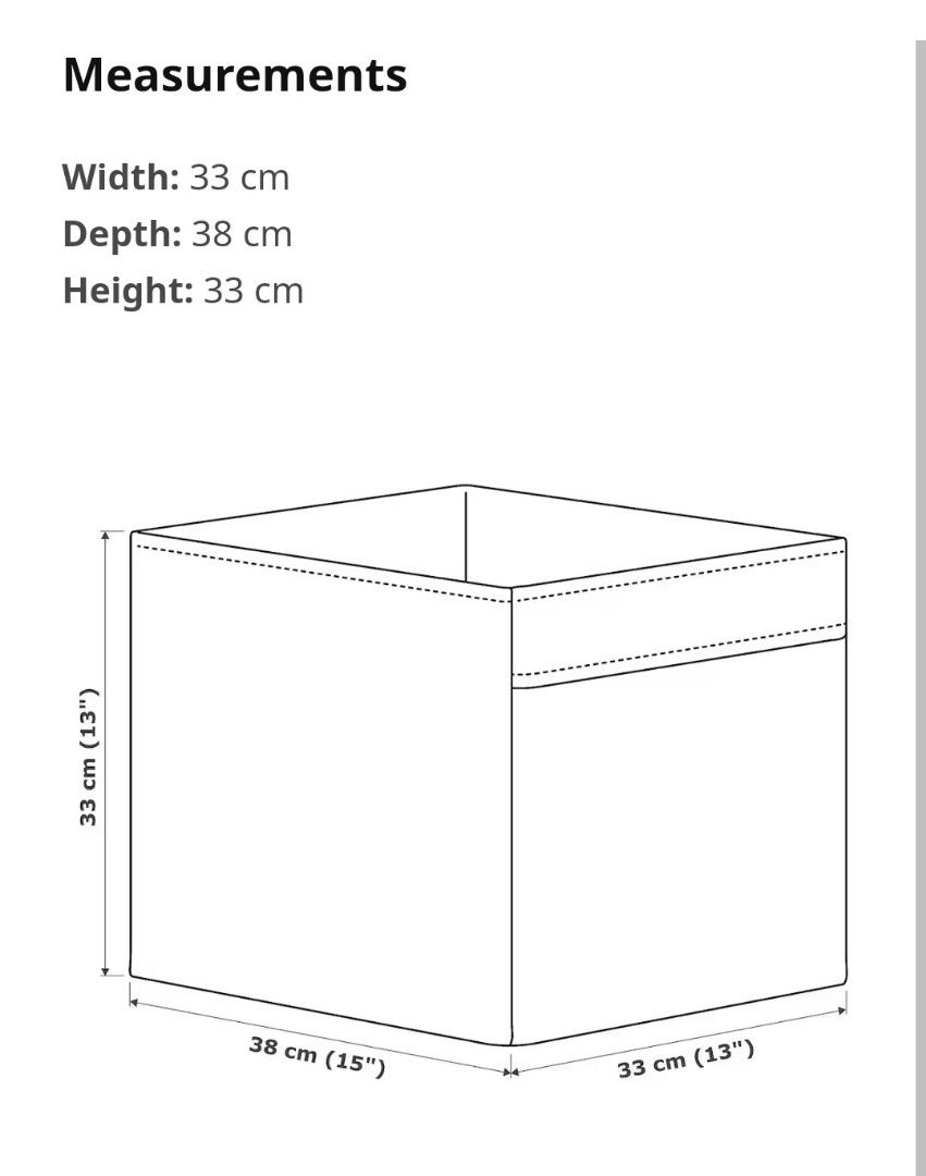 IKEA DRONA box, Furniture & Home Living, Home Improvement ...