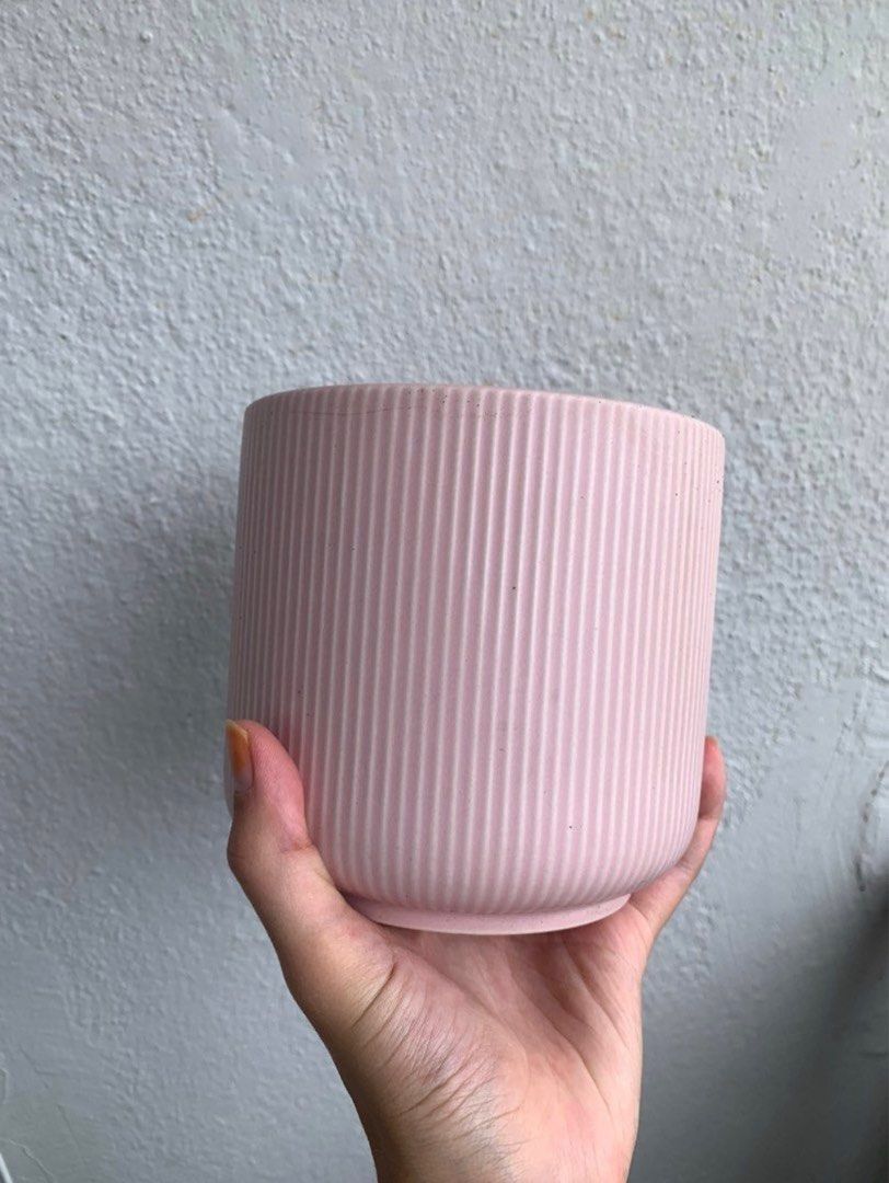 IKEA Gradvis Plant Pot (pink), Furniture & Home Living, Home Decor ...