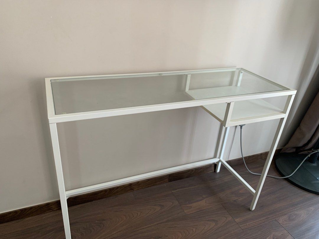 Ikea White Laptop Table, Furniture & Home Living, Furniture, Tables ...