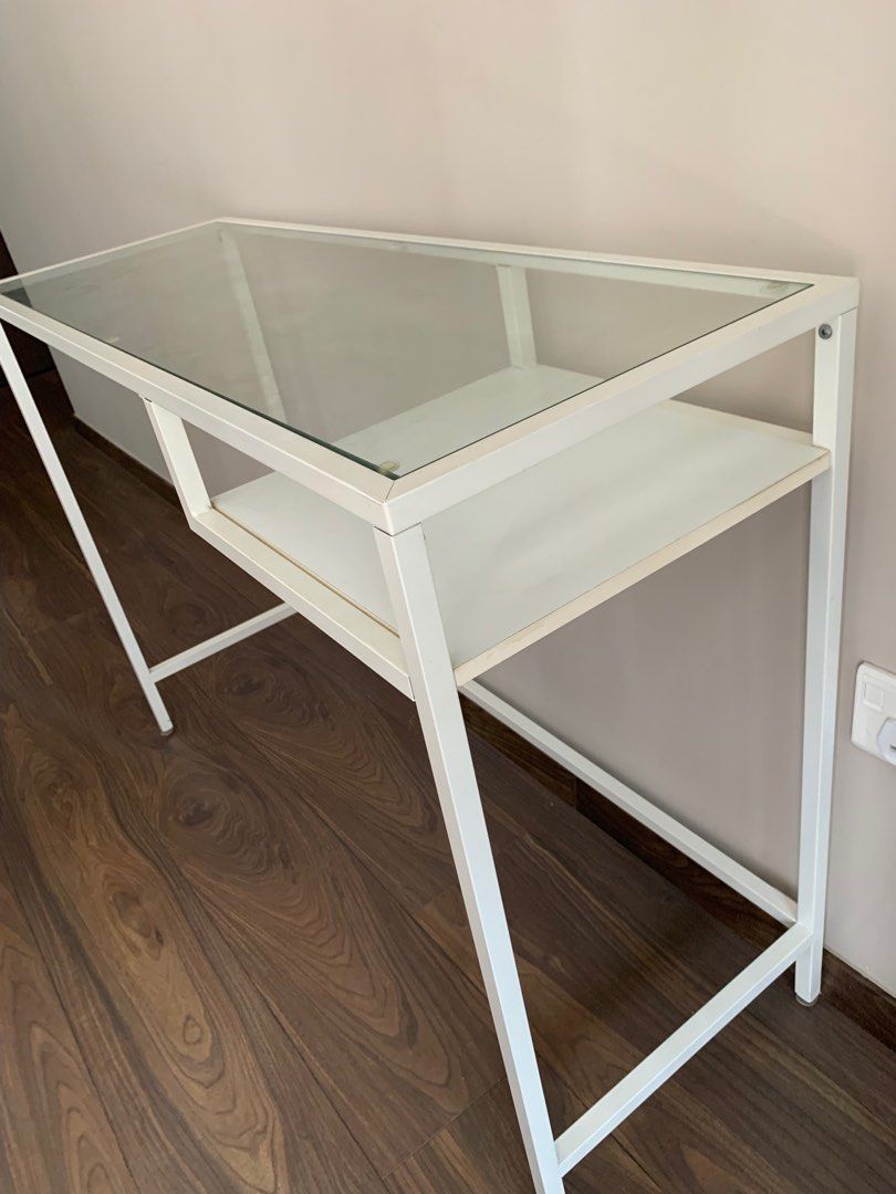 Ikea White Laptop Table, Furniture & Home Living, Furniture, Tables ...