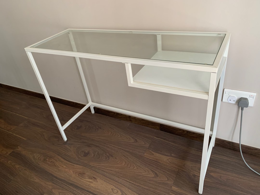 Ikea White Laptop Table, Furniture & Home Living, Furniture, Tables ...