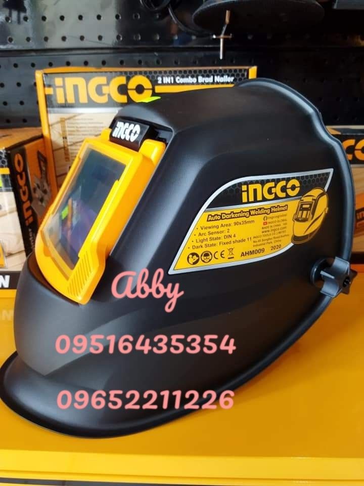 INGCO Auto Darkening Welding Helmet - AHM009 on Carousell