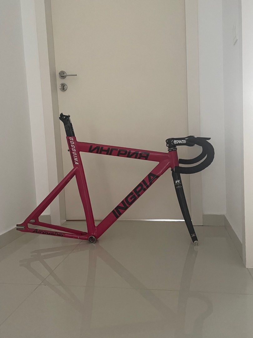 Ingria Airpusher Pink blank frameset, Sports Equipment, Bicycles ...